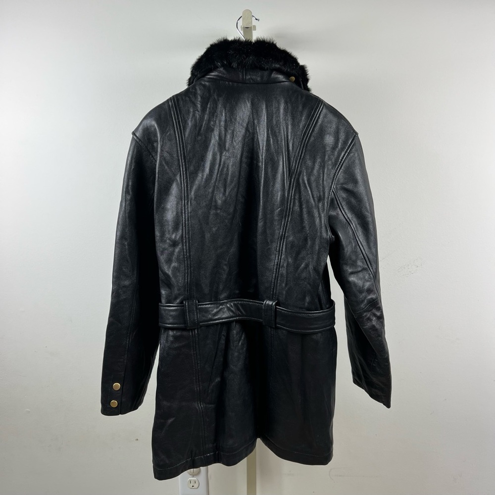 John Weitz Men Leather Jacket - Gem